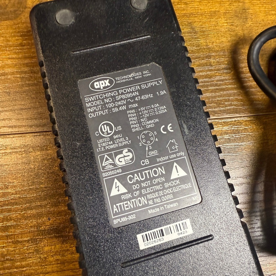 APX Technologies SPR0954N Switching Power Supply 100-240V 59.4W | eBay