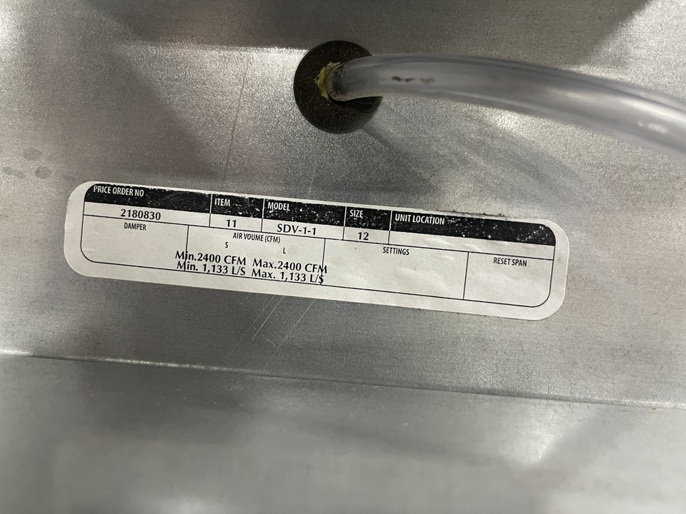 VAV BOX, Price SDV-1-1-12 With SCR Electric Heat 12 Inch Inlet | eBay