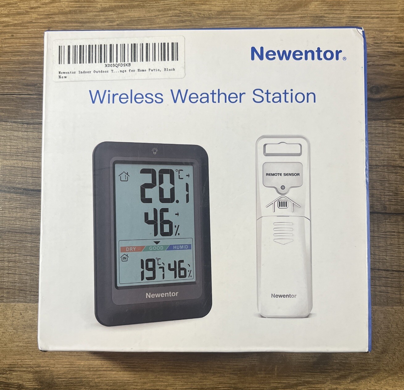 Newentor Wireless Weather Station 328ft Range NEW OPEN BOX | eBay