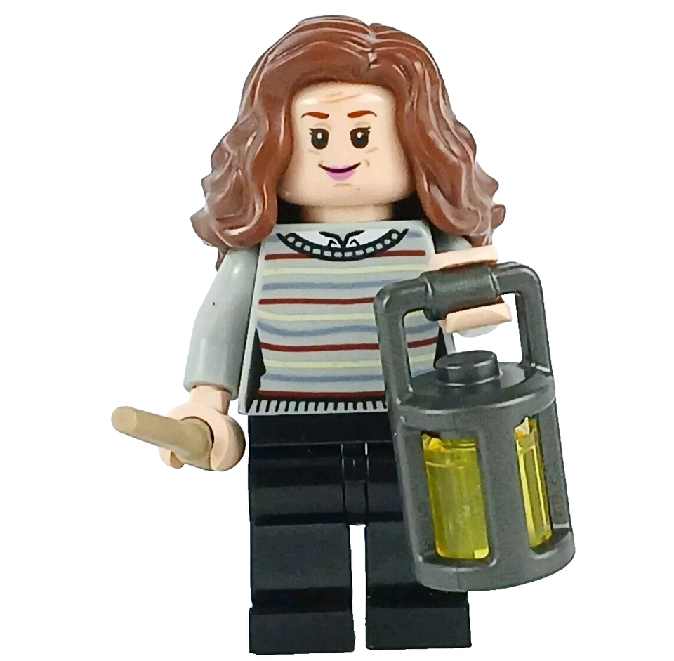 LEGO® Harry Potter™ Hermione Granger Minifigure Striped Sweater Black ...