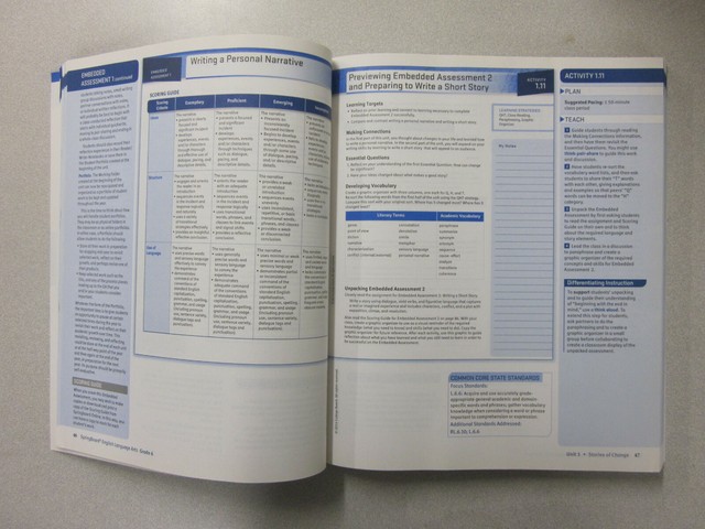 Springboard Common Core English Language Arts Grade 6 Teacher Ed ...