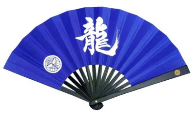 Japanese Samurai War Fan Tessen Uesugi Kenshin Gold family crest Japan ...