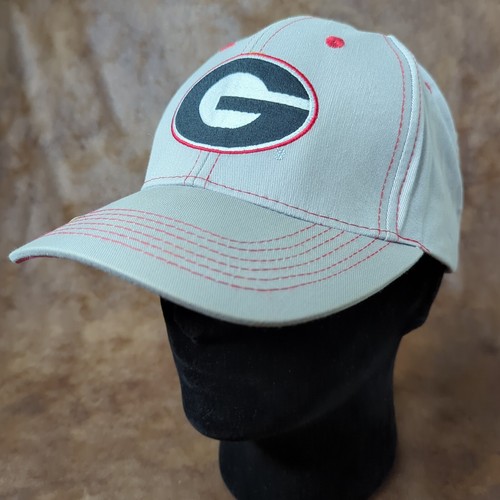 Georgia Bulldogs Strap Back Hat/ Cap Gray Adjustable Uga Captivating ...