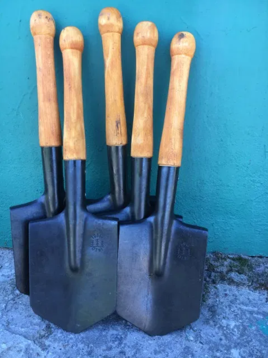 army sapper shovel USSR 1984 Army military spade small infantry shovel ...