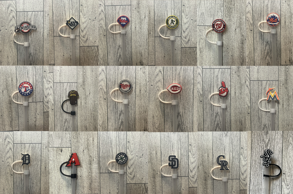 MLB Straw Toppers/Charms compatible with crocs | eBay