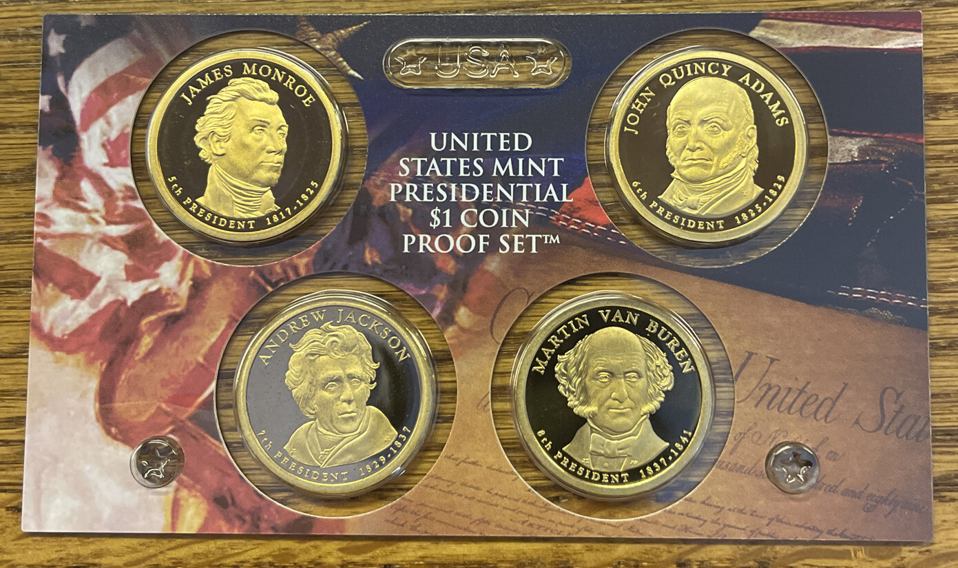 2008 S Proof Presidential Dollar Set with Free Shipping- No Case, No ...