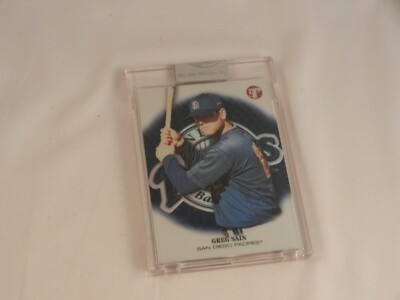 2002 TOPPS PRESTINE - UNCIRCULATED - GREG SAIN #163 REFRACTOR 1638 / ...