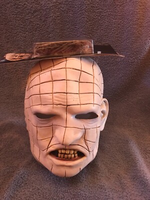 HELLRAISER PINHEAD Horror High-Quality Latex Deluxe Mask Brand New Glue ...
