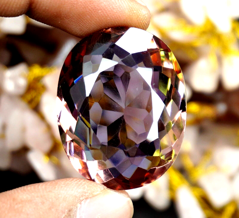 AAA Large Alexandrite 41.40 CT Oval Faceted Cut Loose Gemstone Gift for ...