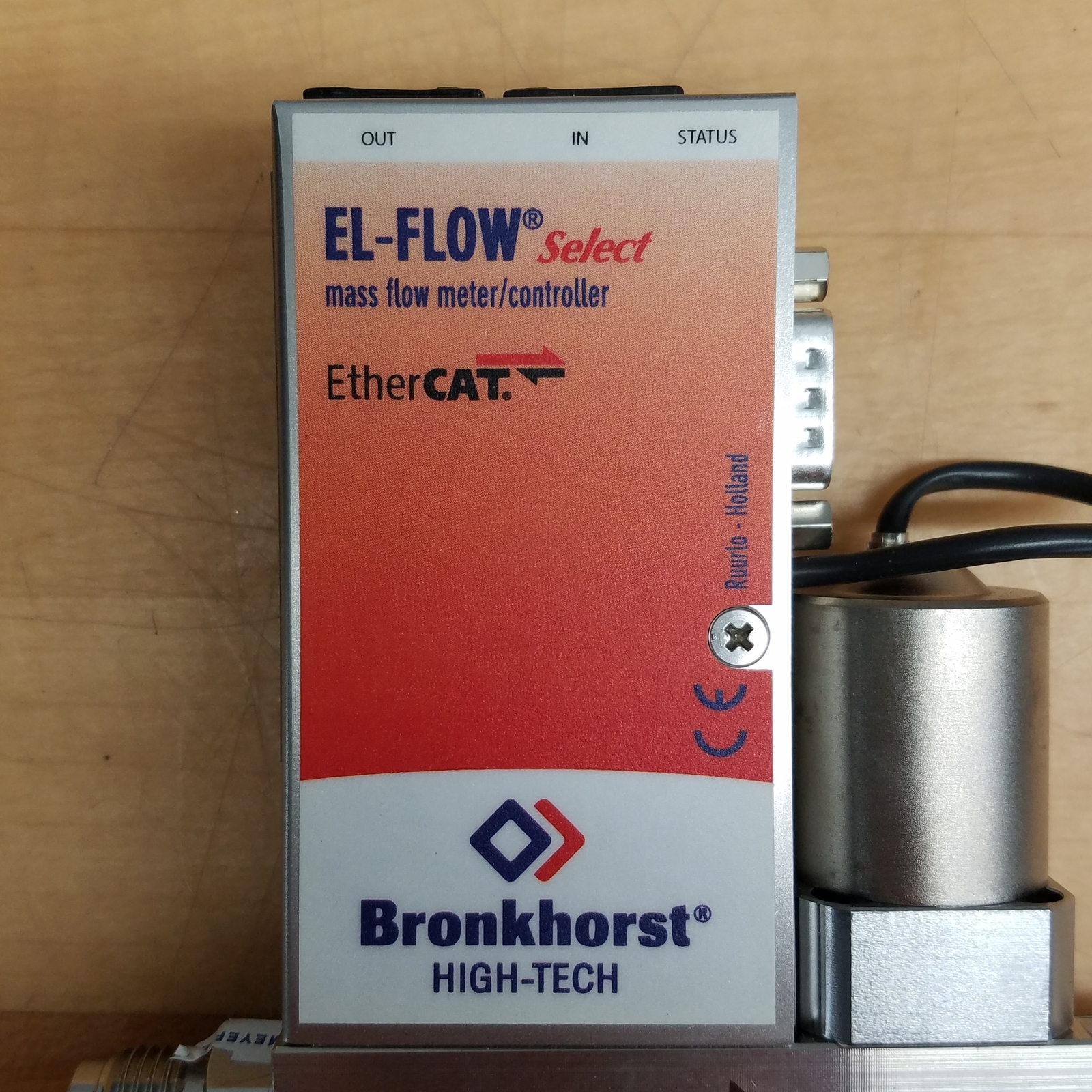 Bronkhorst Mass Flow Controller RUR-101T NH3 2000SCCM 4V EtherCAT MFC ...