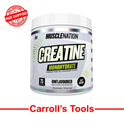 Muscle Nation Creatine Monohydrate | 75 Serves | eBay Australia