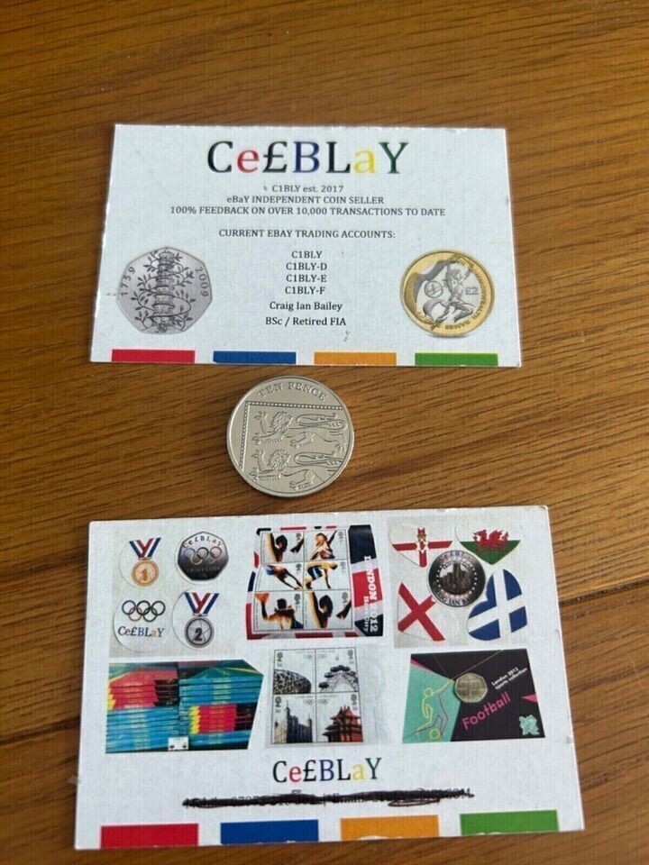 RARE UNC NIFC 2018 ROYAL COAT ARMS SHIELD 10p COIN FROM ROYAL MINT SET ...