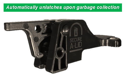 Wheelie bin lock, wheelie bin, wheelie bin lid lock, gravity lock, bin ...