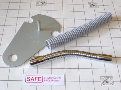 Steel Flexible Goose-neck Extension 6-1/4"L x 5/8" Base 6mm Screw 1.0 ...