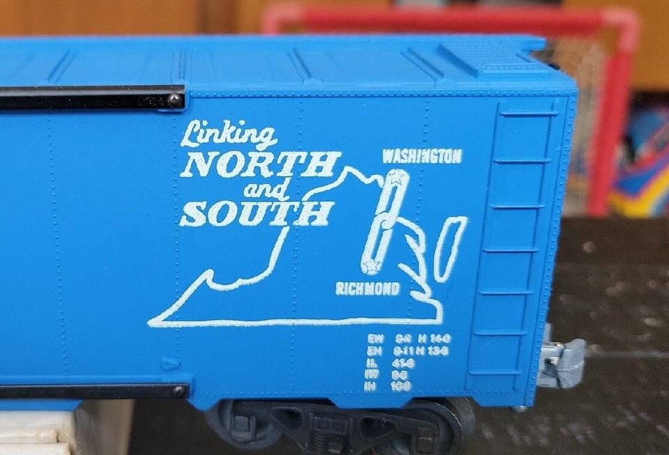 KMT, KRIS MODEL TRAINS Richmond Fredericksburg & Potomac Boxcar RF&P ...