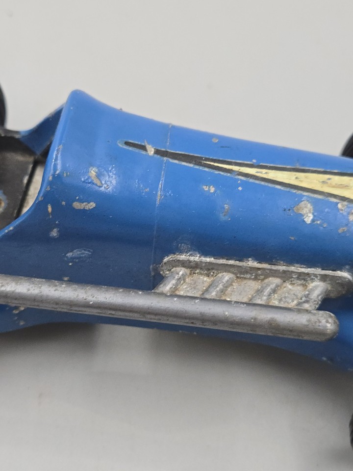 Vintage L.M. Cox Thimble Drome Special Tether Car Blue #2 8 Inches Long ...