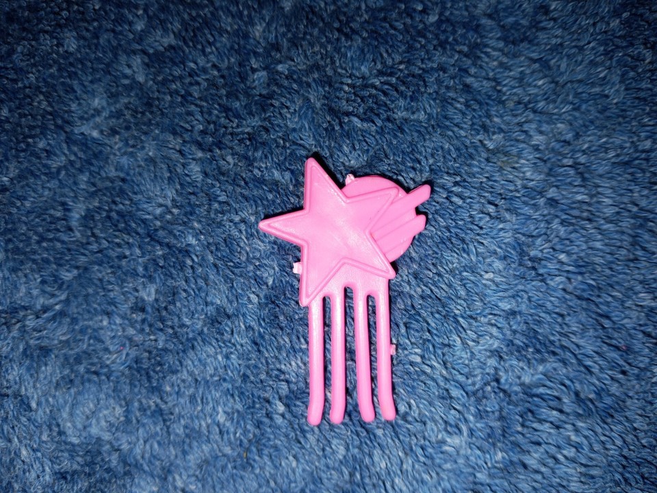 Mattel ? Barbie Doll Access Lot Hair Stars Pick Comb Yellow Pink 2 ...