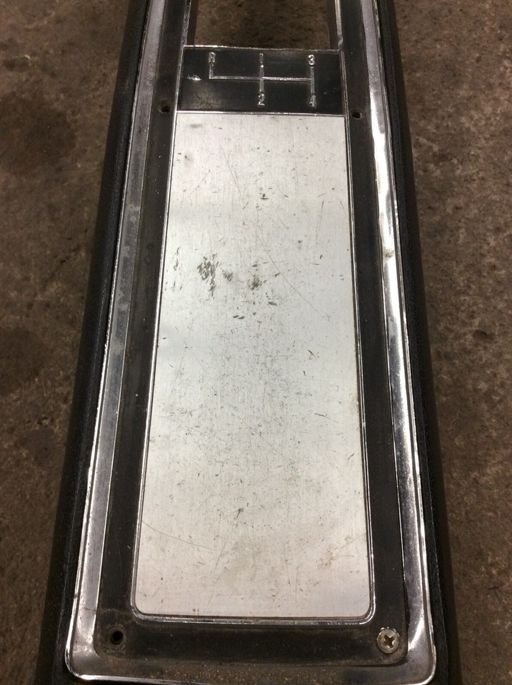 Original 1970-1972 Chevelle Monte Carlo SS 4 Speed Console