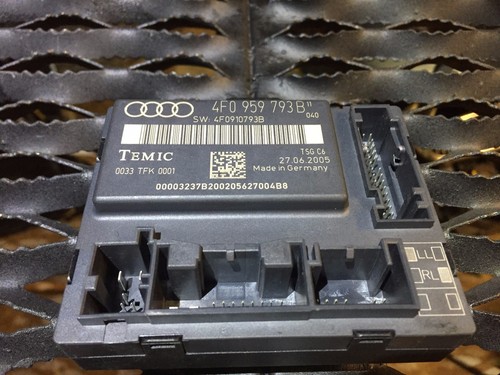 05 06 07 08 AUDI A6 C6 FRONT DRIVER DOOR WINDOW CONTROL MODULE OEM ...