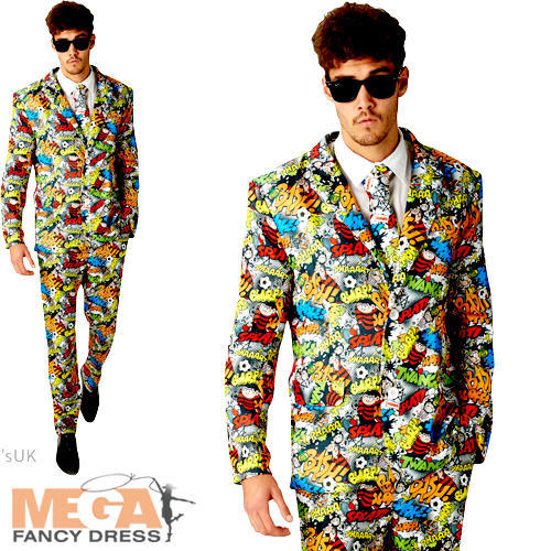 Dennis the Menace Icon Suits Mens Fancy Dress Beano Comic Adults ...