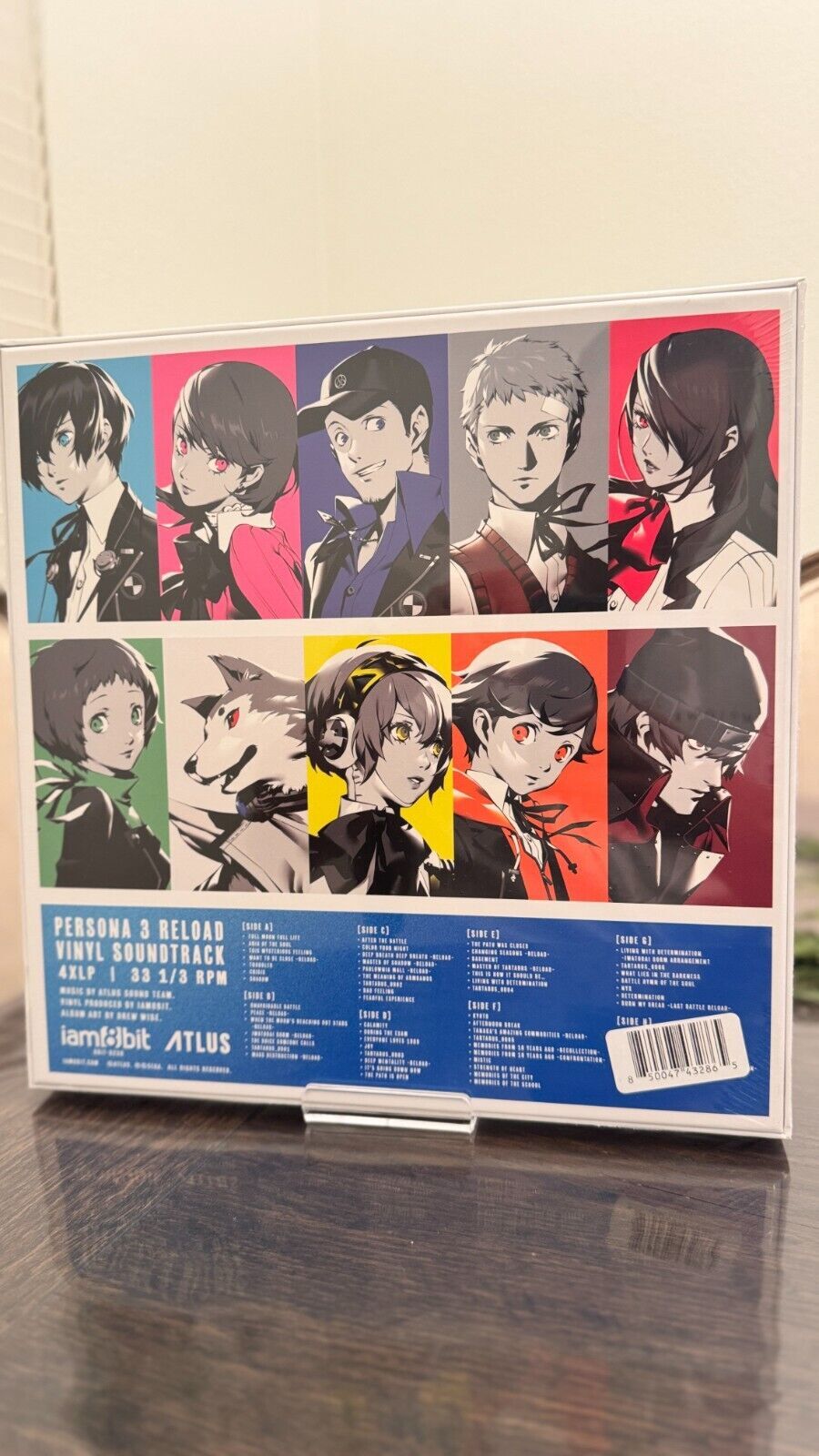 Persona 3 Reload Vinyl Record Soundtrack 4 LP Color Box Set VGM OST P3 ...