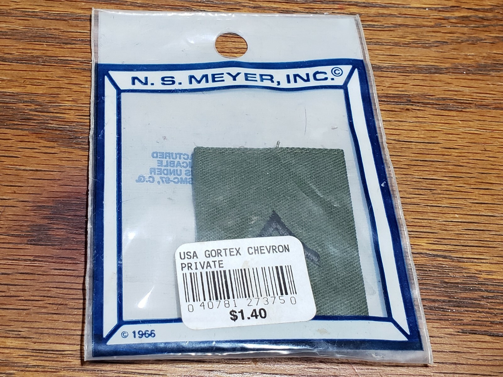 Private E-2 (PV2) OD Green/Black Rank Patch Vietnam War US ARMY ...