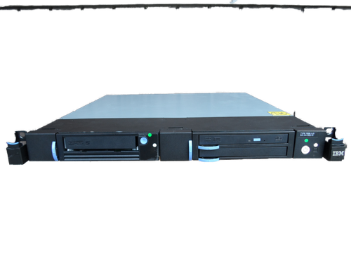IBM 7226-1U3 Multi-Media 1U Rackmount Enclosure USB DVD LTO5 HH FC 8Gb ...