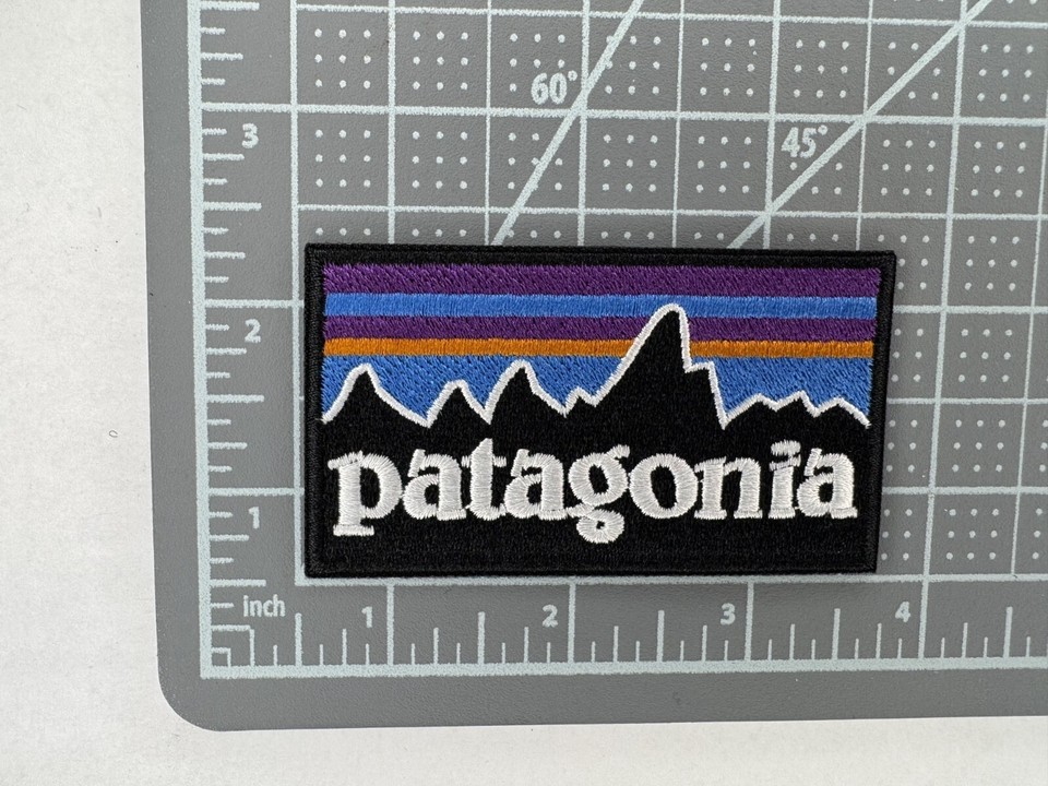 (2) Patagonia Mountains Embroidered 3in Iron / Sew-On Patches | eBay