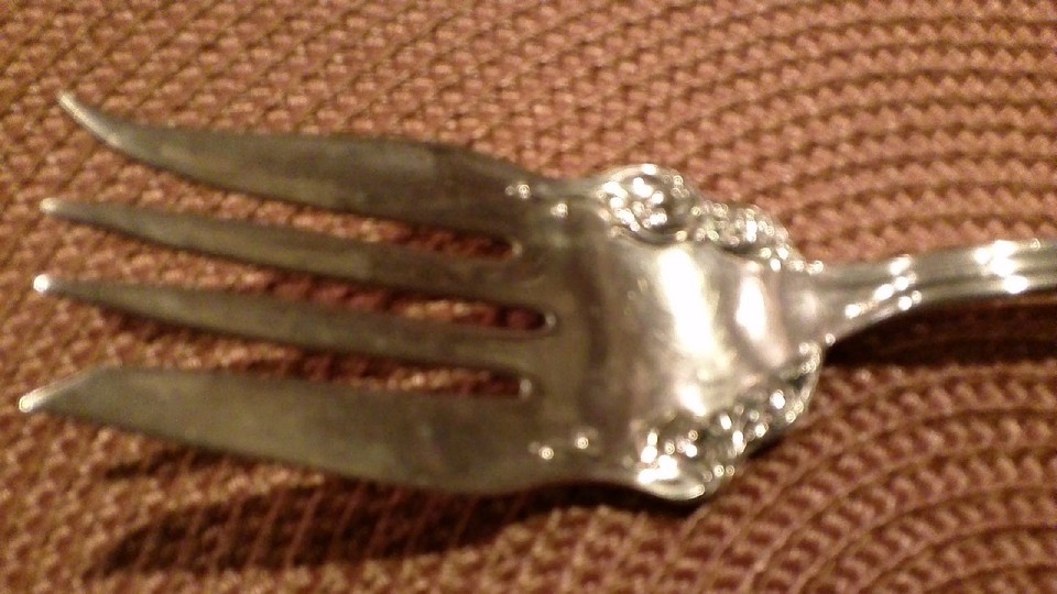 RARE VINTAGE LASHAR SILVER SERVING FORK - PRICE REDUCED! | eBay