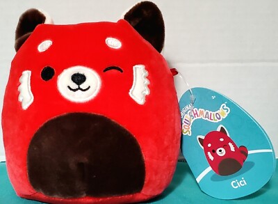 Squishmallow 5" Cici Red Panda Plush BNWT | eBay
