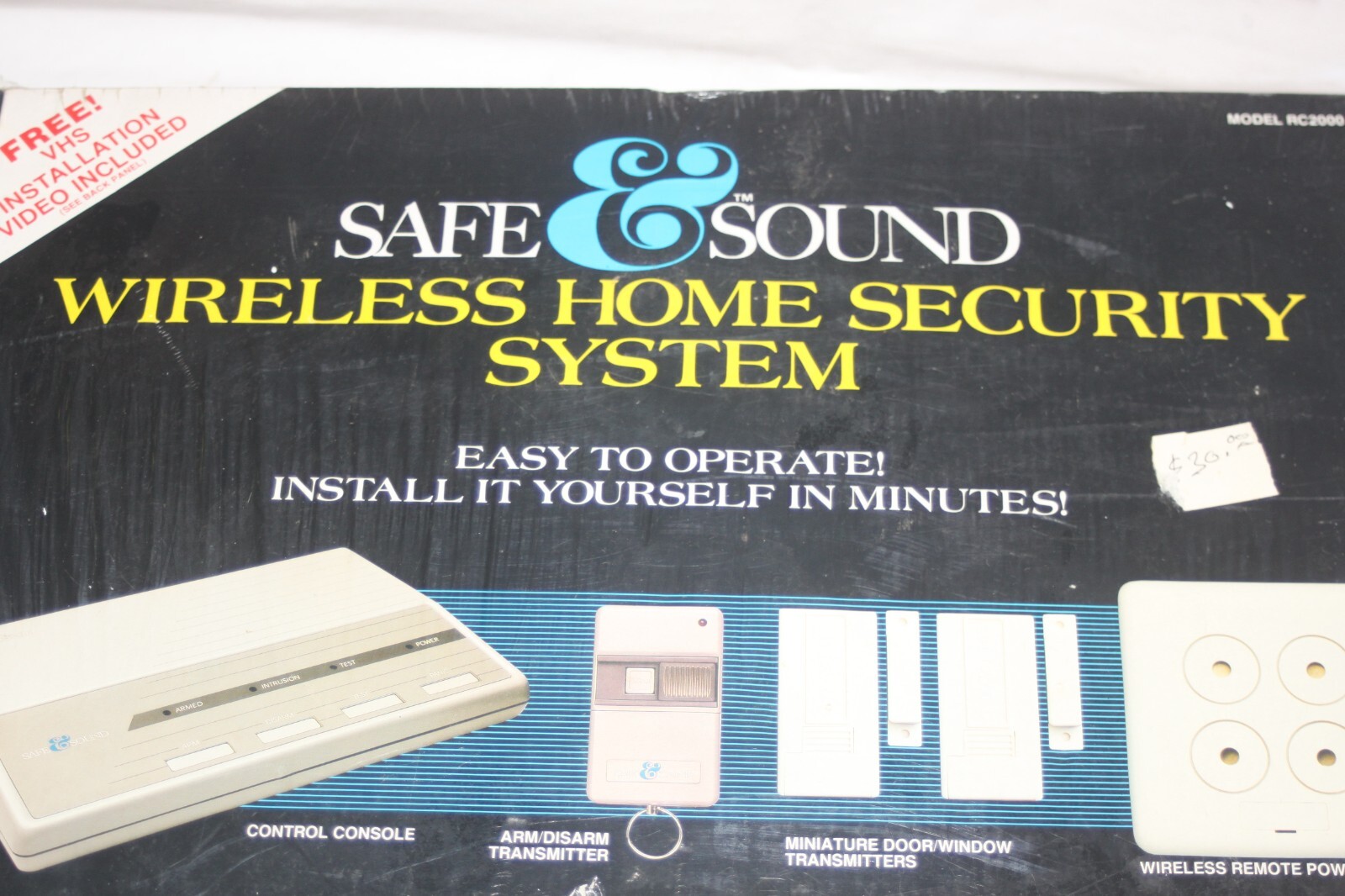 Dimango RC-2000 Safe & Sound Wireless Home Security System 81203020002 ...