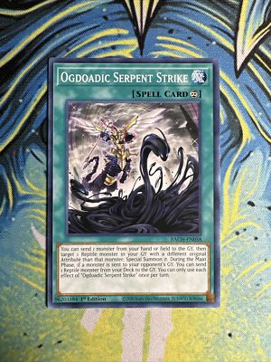 Ogdoadic Serpent Strike - BACH-EN058 - Common - 1st Edition | eBay