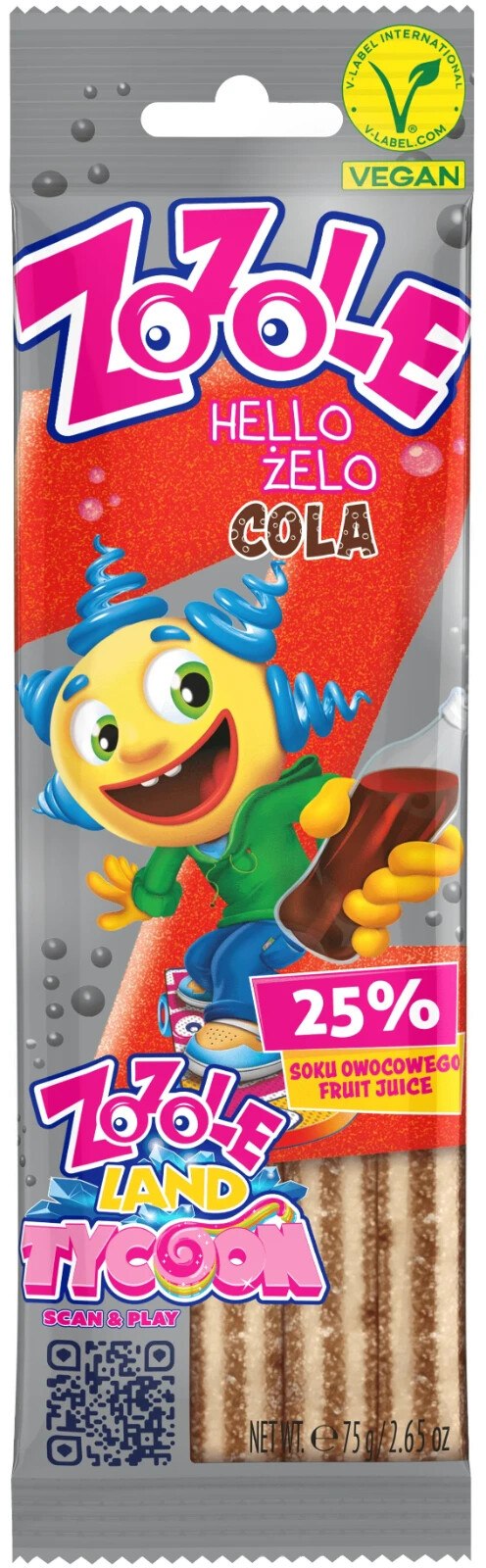 Mieszko ZOZOLE Hello Zelo - Sour Jellies Cola Flavor 75g / 1.63oz | eBay