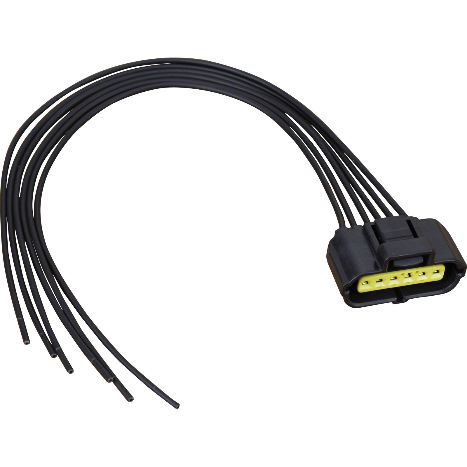 6 Pin Mass Air Flow Sensor Connector Harness Replacement For 1993-2006 ...