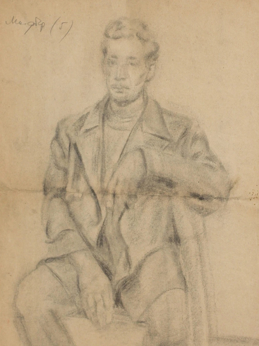 Vintage Gentleman Drawing