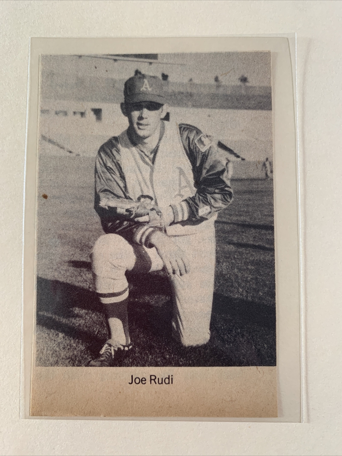 Joe Rudi Oakland A’s Athletics 1971 Grand Slam Baseball Pictorial Panel ...