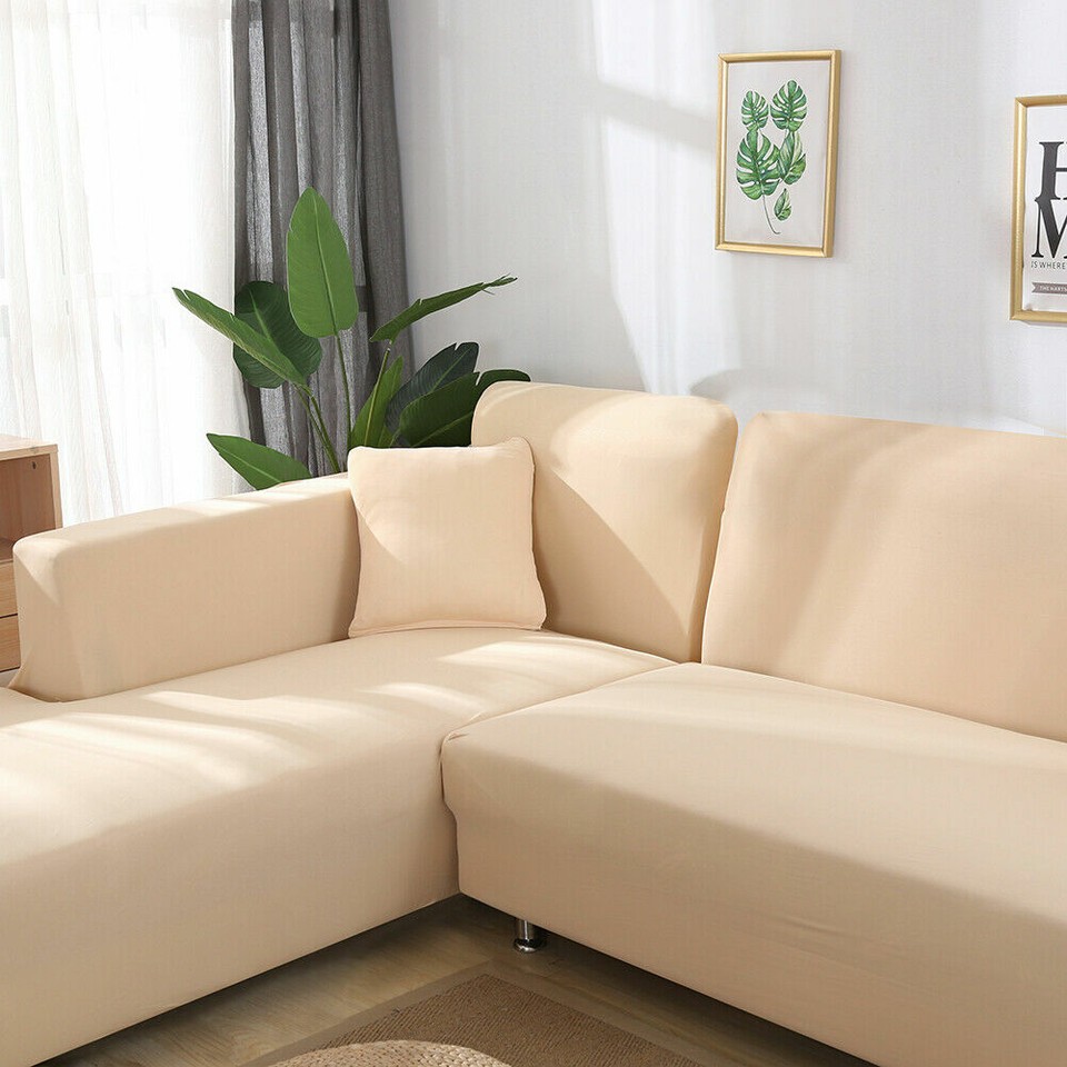 Universeller 1/2/3/4 Sitzer Sofabezug aus elastischer Sofahusse Sofa ...