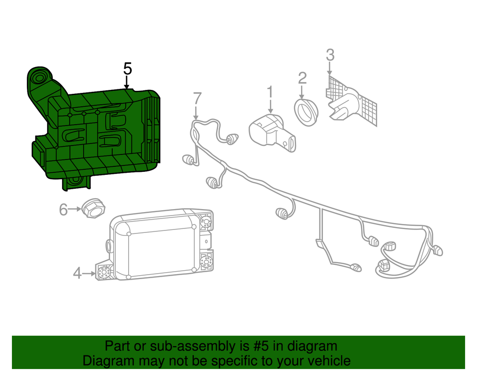 Genuine Volkswagen 2018-2020 Volkswagen Atlas - Mount Bracket 3QF-907 ...