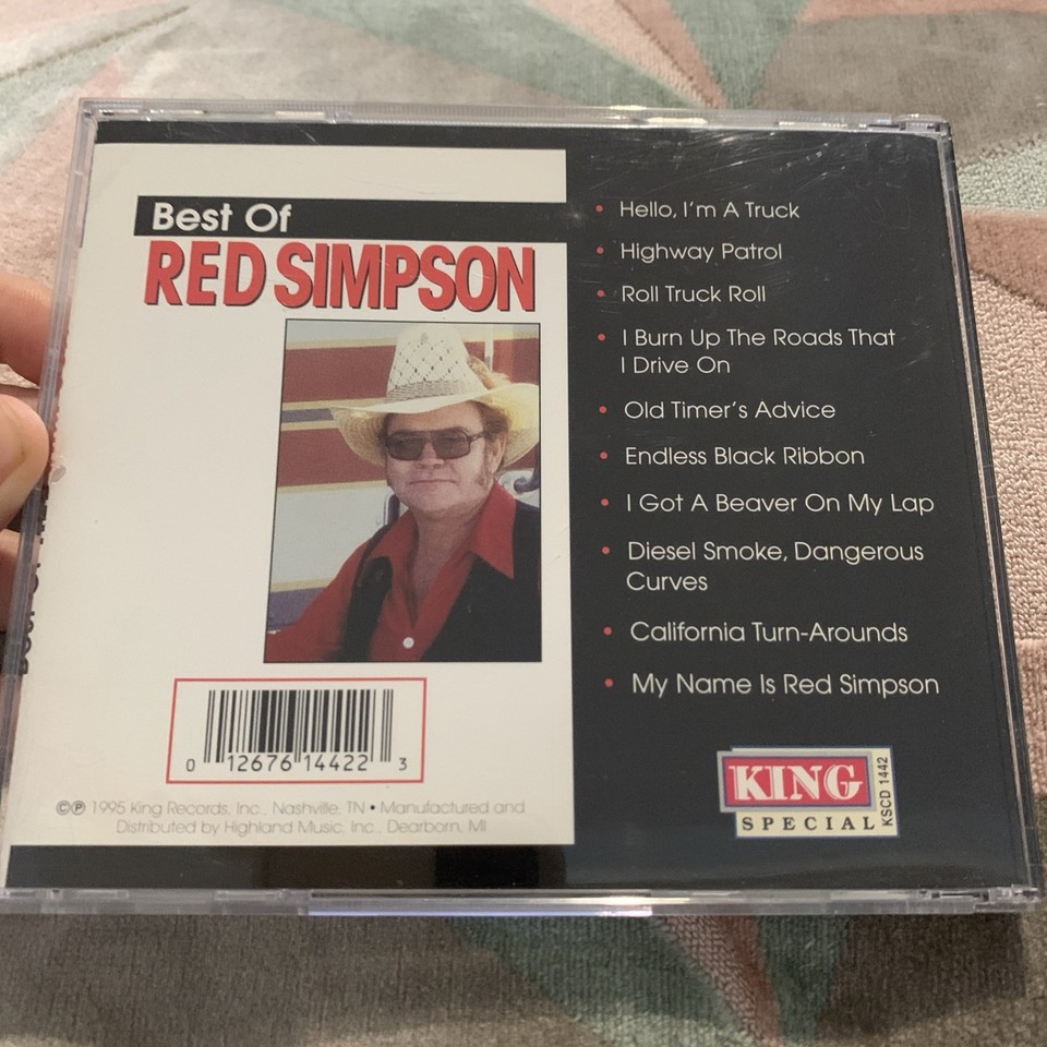 The Best Of Red Simpson: Country Western Truck Drivin' Singer - Rare CD ...