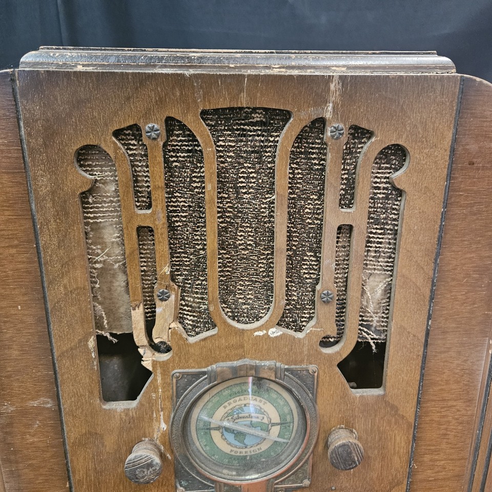 "Vintage * SILVERTONE Model 1982A TOMBSTONE 1936 ""FARM RADIO"" BATTERY ...