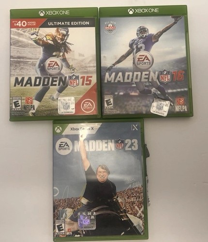 Madden 15 (CIB), Madden 16 (DISC), & Madden 23 (CIB) XBOX One | eBay