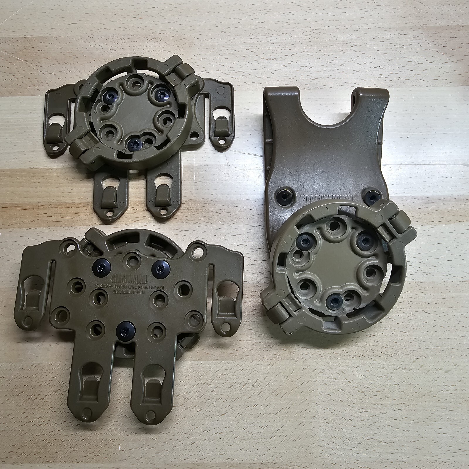 2 BlackHawk SERPA STRIKE Platform Molle & 1 Belt Loop Coy Quick ...