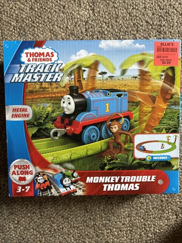 THOMAS TRAIN & FRIENDS TRACK MASTER MONKEY TROUBLE 9-PC SET Metal ...