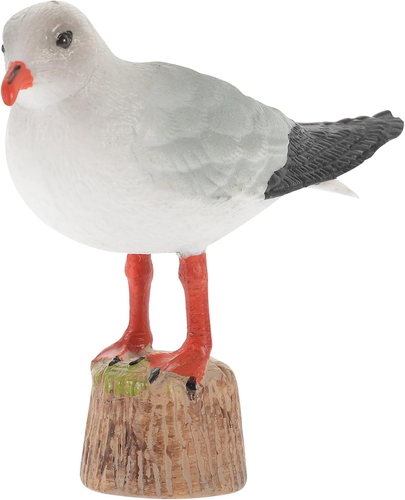 Small Seagull Statue Nautical Figurine White Seagull Statue Miniature ...