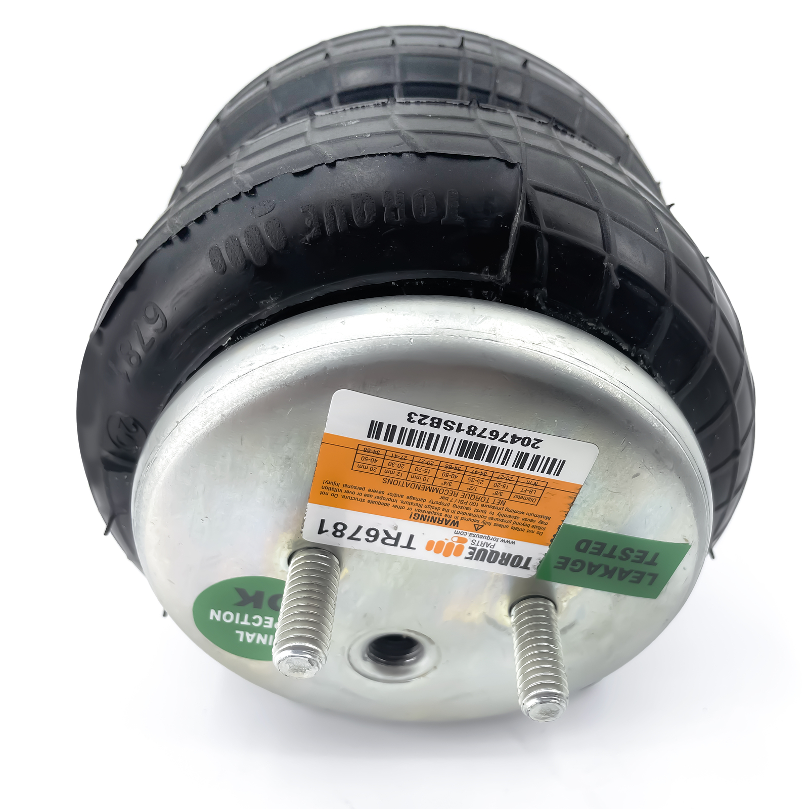 Pair of 6781 Air Spring Bag for Air Helper Kit Replaces Firestone W21 ...