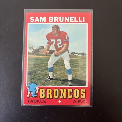 1971 Topps #185 Sam Brunelli | eBay