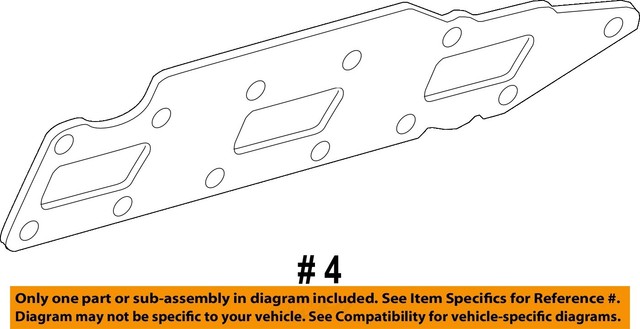 Ford OEM Exhaust Manifold-manifold Gasket DK4Z9448A for sale online | eBay