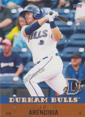 2016 Durham Bulls JP Arencibia RC Rookie Tampa Bay Ray | eBay