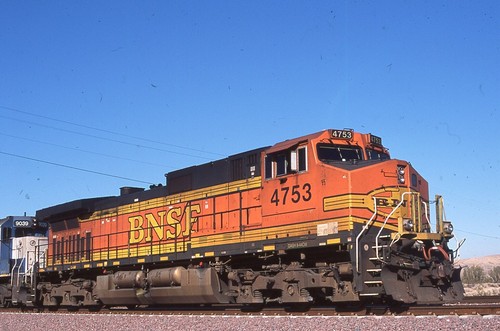 Original Train Slide 9-44CW BNSF #4753 01/01/2009 Nebo CA | eBay