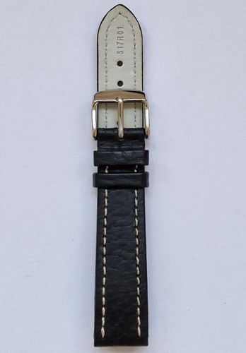 Condor Adria Leather Watch Strap Buffalo Calf 517 Black/Brown White ...